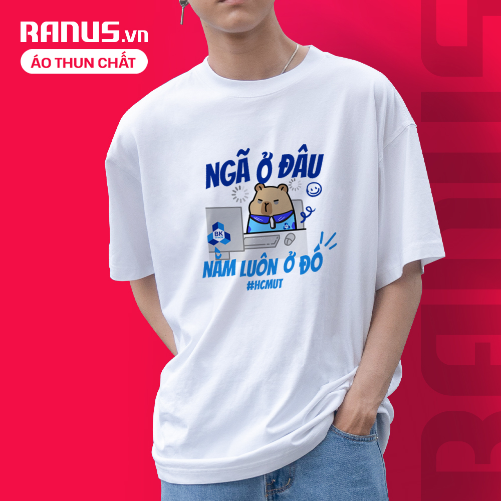Áo thun Capybara - Đại Học Bách Khoa Hồ Chí Minh- HCMUT - câu nói ...