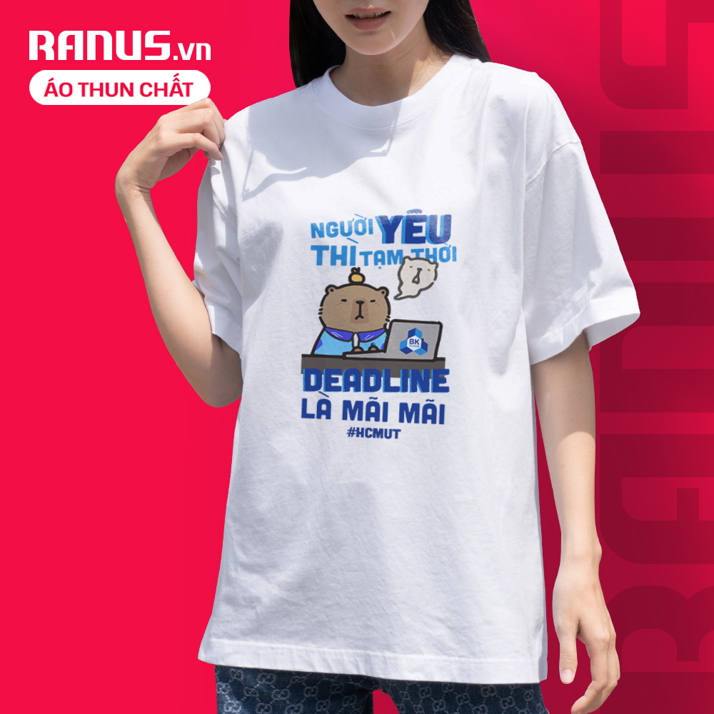 Áo thun Đại học Bách Khoa Hồ Chí Minh- HCMUT - Capybara - câu nói hài ...