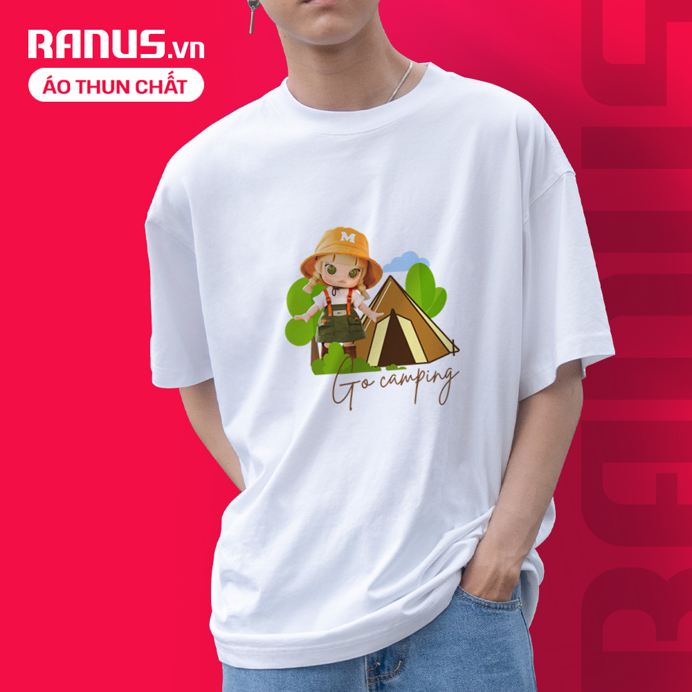 Áo thun Molly Go Camping Action - POP MART - áo thun cao cấp ranus