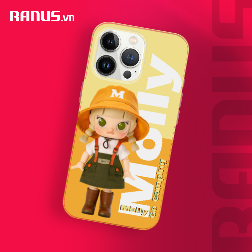 Ốp lưng Molly - Go camping - popmart - ốp lưng cao cấp ranus